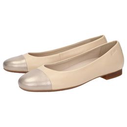 Sioux Damen Ballerina "Villanelle-702", Gr. 36, braun, Obermaterial: 50% Lammleder LEL. 50% Lammnappaleder LANA. 100% Gummi rubber., Schuhe