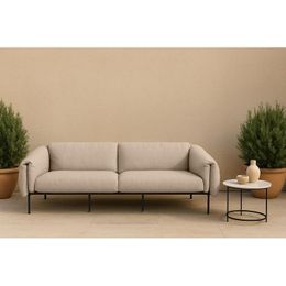 OTTO home 3-Sitzer &raquo;Lumi&laquo; Outdoor Gartensofa, wetterfeste Materialien, Breite 228 cm wei&szlig; 100% Polip B/H/T: 226cm x 73cm x 96cm, Struktur