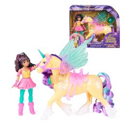 Spin Master Anziehpuppe &raquo;Unicorn Academy - Wing Magic Ava und Leaf Spielset&laquo; Einheitsgr&ouml;&szlig;e Anziehpuppe