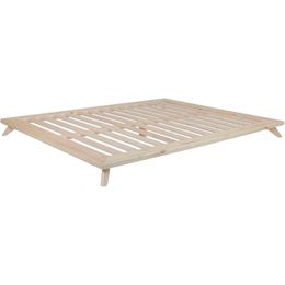 Karup Design Massivholzbett &raquo;Senza&laquo; braun Liegefl&auml;che L&auml;nge B: 200cm x 140cm, H&ouml;he Bettseite: 15cm, ohne Matratze