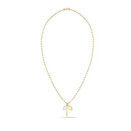 s.Oliver Damen s.Oliver Kette mit Anh&auml;nger &raquo;Tag and Pearl&laquo; mit Perle (imitiert) gold Edelstahl Perlen, L: 47 B: 2,2mm