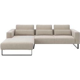Musterring Ecksofa &raquo;JUSTB! PM100, stilvoller Lounge-Komfort von &laquo; Kollektion Bettina Zimmermann, optionaler Sitzvorzug & Fu&szlig;-Auswahl beige 100% Polyester B/H/T: 