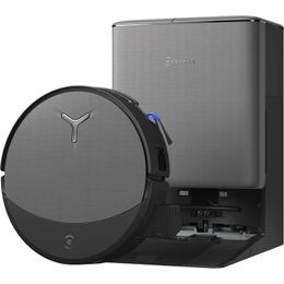 Ecovacs Ecovacs Nass-Trocken-Saugroboter &raquo;DEEBOT T90 PRO OMNI (Black)&laquo; Saug-und Wischroboter mit All-in-One Station und 30.000 Pa Saugkraft grau 