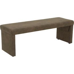 Hela Sitzbank &raquo;MELANIE&laquo; Vintage Optik, Breite 140 cm braun 100% Polyester B/H/T: 140cm x 49cm x 48cm, Microfaser VINTAGE