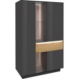 M&auml;usbacher Highboard &raquo;Nova&laquo; Highboard, BHT 96/151/42 cm, inkl. Griffbeleuchtung, T&uuml;rd&auml;mpfung B/H/T: 96cm x 151cm x 42cm, 3 Stk.