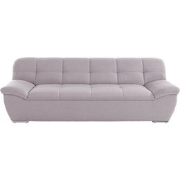 DOMO collection 3-Sitzer &raquo;Lagoa, moderne Sitzheftung, bequem und komfortabel&laquo; frei im Raum stellbar, in gro&szlig;er Farbauswahl silber B/H/T: 232cm x 76cm 