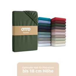 OTTO home Spannbettlaken &raquo;PHYSALIS in BASIC und PREMIUM Qualit&auml;t, 100% Baumwolle&laquo; f&uuml;r Matratzen bis 18 cm H&ouml;he, Bettlaken, Spannbetttuch, pflegeleicht