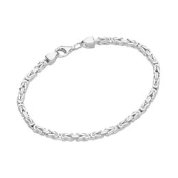 Smart Jewel Damen Armband "K&ouml;nigskette massiv, Silber 925", 19cm, Silber 925 (Sterlingsilber), silber, Silber 925 (Sterlingsilber), Armb&auml;nder