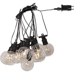 Parforce Traditional Hunting LED-Lichterkette &raquo;Circus Nevada&laquo; 10 Stk.-flammig Kunststoff, ca. 450x14 cm, 5m Zuleitung, Trafo, outdoor transparent Dioden 10 Stk. Flammen 10 Stk., 