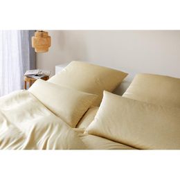 Elegante Bettw&auml;sche &raquo;Twine&laquo; 2 angenehmes Hautgef&uuml;hl Mako-Jersey, Obermaterial: 100% Baumwolle B/L: 135cm x 200cm, 1 Stk., 1 Stk., Mako-Jersey, B/L: 80cm x 80cm