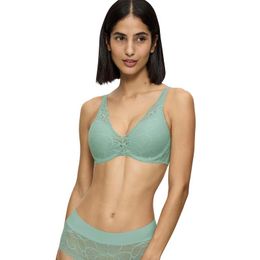Triumph B&uuml;gel-BH &raquo;Body Make-Up Illusion Lace&laquo; mit Stretch-Spitze und Lifting-Effekt gr&uuml;n 85, Cup F B&uuml;gel-BH