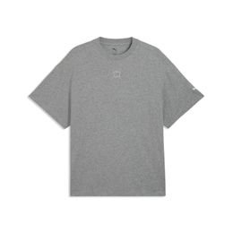 Puma Herren T-Shirt "Funtals Oversized T-Shirt Herren", grau, Gr. S, clean, Obermaterial: 100% Baumwolle. Rippe: 30% Polyester, 70% Baumwolle, Shirts