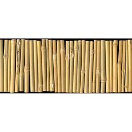 ARCHITECTS PAPER Fototapete &raquo;Bambus on Black&laquo; Vlies, Wand, Schr&auml;ge schwarz Vlies B/L: 6m x 2,5m
