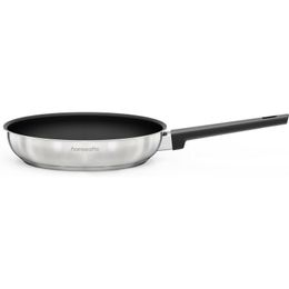 Hanseatic Bratpfanne &raquo;SMART&laquo; Edelstahl 18/10 1 tlg. Pfanne mit Antihaftbeschichtung, f&uuml;r alle Herdarten, inkl. Induktion silber &Oslash; 24cm + H&ouml;he 5cm
