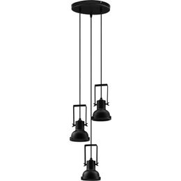 NOVA LUCE H&auml;ngeleuchten &raquo;RUVI&laquo; E14 1 Stk. Ohne Beleuchtung schwarz 3, &Oslash; 12cm H: 120cm, 1 Stk.