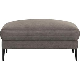 FLEXLUX Pouf &raquo;Belle Polsterhocker, Sitzhocker,&laquo; Skandinavisches Design, In hochwertiger Verarbeitung braun B/H/T: 95cm x 43cm x 73cm, Boucl&eacute;