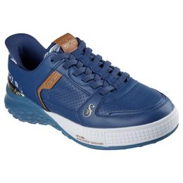Skechers Herren Slip-On Sneaker &raquo;SIZZLE-SNOOP SIZZLE SLIP-INS PAISLEY&laquo; , Snoop Dogg Sneaker, Sneaker zum Schlupfen blau 39