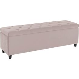 Home Affaire Bettbank &raquo;Relaxy&laquo; gesteppt, mit Staufach beige Holzwerkstoff, Massivholz, Polyester B/H/T: 100cm x 41,5cm x 40cm, Luxus-Microfaser