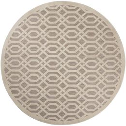 FLAIR RUGS Teppich &raquo;Mataro&laquo; rund 7 mm H&ouml;he In- und Outdoor geeignet, elegant beige Kunstfaser &Oslash; 160cm 1 Stk., 7mm, &Oslash; 160cm