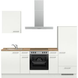 Nobilia K&uuml;chenzeile &raquo;"Laser I", NEU: individuell anpassbar mit gratis Profi-Beratung&laquo; vormontiert, 240 cm breit, optional mit verschiedenen E‐Ger&auml;te-