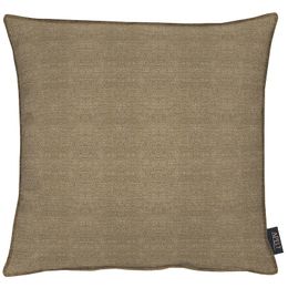 Apelt Dekokissen &raquo;Morris&laquo; Kissenh&uuml;lle ohne F&uuml;llung, 1 St&uuml;ck braun Kunstfaser, Polyester B/L: 46cm x 46cm, 1 Stk.