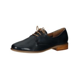 Everybody Damen Schn&uuml;rschuh "Everybody Halbschuhe Leder", Gr. 41,5, blau, Leder, Schuhe