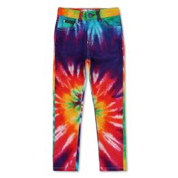 Philipp Plein Damen 7/8-Hose "Tie Dye"21, multicolor, Gr. 16, Obermaterial: 92% Baumwolle, 6% Elastomultiester, 2% Elasthan, Hosen