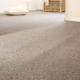 ANDIAMO Teppichboden &raquo;Bruce, Schlinge, Gesamth&ouml;he 4 mm, Luxusklasse LC1&laquo; rechteckig meliert, Breite 400 cm, Wohnzimmer, strapazierf&auml;hig & robust braun 