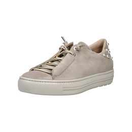 Paul Green Damen Sneaker "Paul Green Sneaker Leder", Gr. 42, beige, Leder, Schuhe