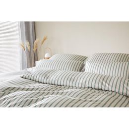 Elegante Bettw&auml;sche &raquo;Naturally&laquo; 2 angenehmes Hautgef&uuml;hl Mako-Jersey, Obermaterial: 100% Baumwolle B/L: 135cm x 200cm, 1 Stk., 1 Stk., Mako-Jersey, B/L: 80cm x 