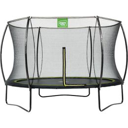 EXIT Gartentrampolin &raquo;Silhouette&laquo; &Oslash; 305 cm mit Sicherheitsnetz schwarz &Oslash; 305cm
