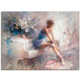 Artland Wandbild &raquo;Melodien&laquo; Sport 1 Stk. tlg. als Leinwandbild, Poster in verschied. Gr&ouml;&szlig;en beige Leinwand B/H/T: 120cm x 90cm, Leinwandbild Sport Querformat,