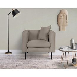 Home Affaire Sessel &raquo;Lillibeth Cocktailsessel, Loungesessel, Ma&szlig;e B/T/H: 90/74/83 cm&laquo; Zierkissen als Wendekissen 45x45 cm, in Samtoptik oder Cord 