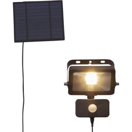 Parforce Traditional Hunting LED Solarleuchte &raquo;Solar-Spotlight Powerspot&laquo; LED-Board 1 Stk. Warmwei&szlig; PIR- und D&auml;mmerungssensor, bis zu 800lm bei Bewegung, 40lm Dauerlicht 1, H: 