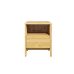 OTTO home Nachttisch &raquo;Luven&laquo; aus massiver Kiefer, mit 1 Schublade, Breite 44 cm beige B/H/T: 44cm x 54cm x 34cm