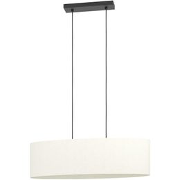 Eglo H&auml;ngeleuchte &raquo;FEBRES Pendellampe - Stahl - E27 - 2X60W - IP20&laquo; E27 1 Stk. H&auml;ngelampe, Deckenlampe, Wohnzimmer, Esszimmer, L78 x B22 x H110 cm 