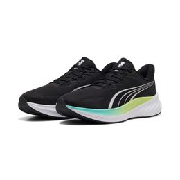 Puma Damen Laufschuh "POUNCE LITE 2", Gr. 46, schwarz-wei&szlig;, Textil, Schuhe