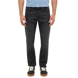 Mustang Herren Slim-fit-Jeans "Herren Style Vegas Slim", schwarz, Gr. 31, unifarben, Denim/Jeans, 98% Baumwolle, 2% Elasthan, Jeans