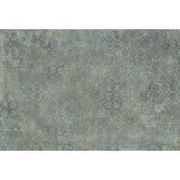 ARCHITECTS PAPER Fototapete &raquo;Atelier 47 Hexagon Art 1&laquo; geometrisch glatt Vlies, Wand, Schr&auml;ge, Decke grau Vlies B/L: 4m x 2,7m