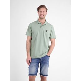 Lerros Herren Poloshirt "Maskulines Poloshirt aus Baumwolle mit griffiger Struktur", gr&uuml;n, Gr. M, 100% Baumwolle, Shirts