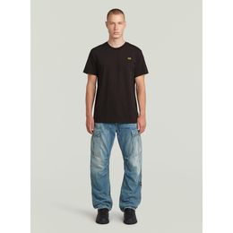 G-Star Raw G-STAR Herren Regular-fit-Jeans "Contor Regular Cargo Jeans", blau, Gr. 31, Obermaterial: 75% Baumwolle, 25% Baumwolle, Jeans