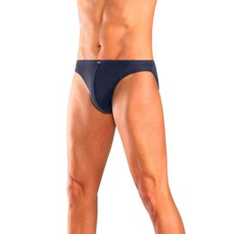 H.I.S. H.I.S Herren Slip "Herren Minislip", Gr. 4, blau, Jersey, Obermaterial: 95% Baumwolle, 5% Elasthan, unifarben, Unterhosen, in Baumwoll-Mix