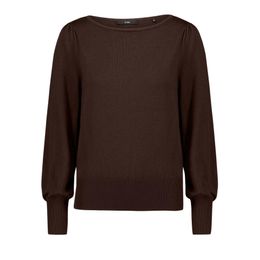 Zero Feinstrickpullover langarm in Chocolate Plum | Gr.: 42
