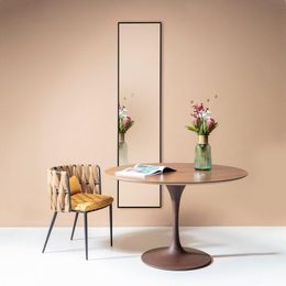 KARE Wandspiegel &raquo;Spiegel Bella&laquo; schwarz Aluminium, Glas, MDF B/H/T: 30cm x 180cm x 2,5cm