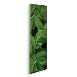 Komar Leinwandbild &raquo;Ancilla - Gr&ouml;&szlig;e 30 x 90 cm&laquo; Natur 1 Stk. tlg. Keilrahmenbild mi Echtholzrahmen gr&uuml;n Massivholz, Papier B/H/T: 30cm, Natur, 1 Stk.