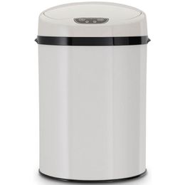 ECHTWERK M&uuml;lleimer &raquo;INOX BRUSHED&laquo; 1 Beh&auml;lter Infrarot-Sensor, Korpus aus Edelstahl, Fassungsverm&ouml;gen 9 Liter wei&szlig; Edelstahl B/H/T: 37,5cm, 9 l