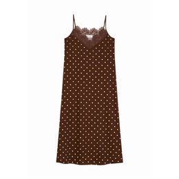 Oh April Kleid 'Alma' Damen Gr&ouml;&szlig;e 42 braun / wei&szlig; Sommerkleid