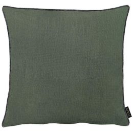 Apelt Dekokissen &raquo;Stone&laquo; inclusive Soft-Kissenf&uuml;llung 100% PES gr&uuml;n Leinen, Polyester B/L: 58cm x 58cm, 1 Stk.