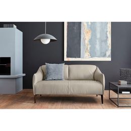 W.Schillig 2-Sitzer &raquo;sally Designsofa, Loungesofa, bequem, schmale Armlehnen, Breite 154cm&laquo; mit Metall-Winkelf&uuml;&szlig;en in Bronze pulverbeschichtet, Breite