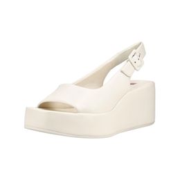 H&ouml;gl H&Ouml;GL Damen Keilsandalette "H&ouml;gl Sandalen Glattleder", Gr. 40, wei&szlig;, Glattleder, Schuhe